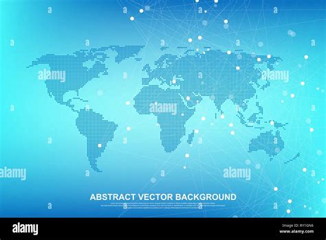 Internet Connection Background Abstract Sense Of Science And Technology Graphic Design Global