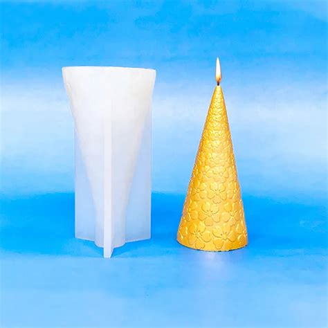 Geometric Conical Pentagram Gypsum Cylindrical Scented Candle Handmade Soap Silicone Mold Buy