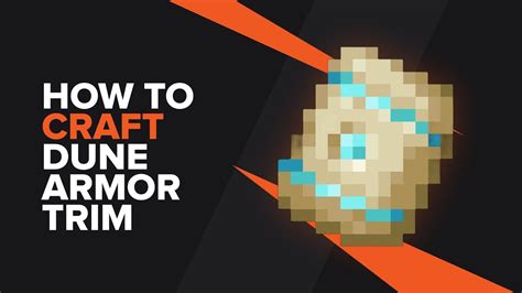 How To Make Dune Armor Trim In Minecraft Youtube