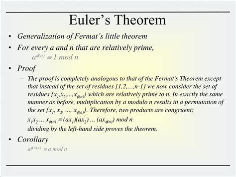 Ppt Lect 12 Number Theory Powerpoint Presentation Free Download