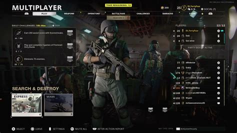 Average Cod Lobby Youtube