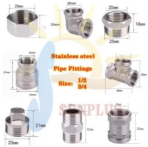 Stainless Steel Bush Reducer Coupling Reducer Pipe Fittings 12 34