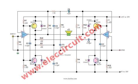 Subwoofer Amplifier Schematic