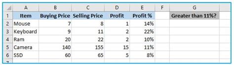 How To Find Greater Than Or Equal To In Excel Biz Infograph