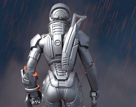 Mass Effect Female Shepard 3d Model By Goldenriveth02