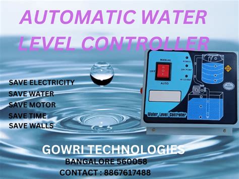 fully automatic water level controller installation for home wall at