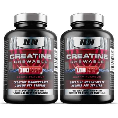 Chewable Creatine Tablets Berry Flavour Official Iln Store Iron