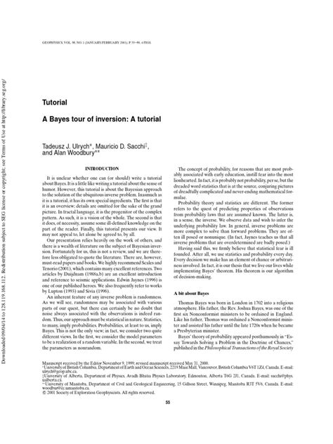 A Bayes Tour Of Inversion A Tutorial Download Free Pdf Probability