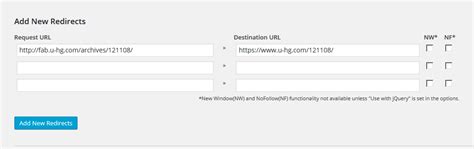 quick page post redirect plugin を使ってみた