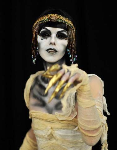 Increíble Maquillaje De Halloween Momias Egipcias Disfraz Momia
