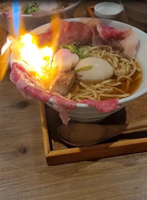 moon and back ramen bar offers flame torched wagyu ramen by yaseen