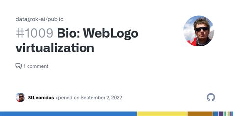 Bio Weblogo Virtualization · Issue 1009 · Datagrok Aipublic · Github