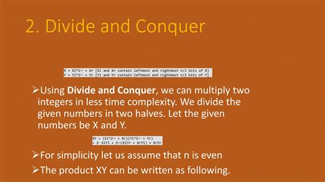 Divide And Conquer Ppt Programming Languages Computing