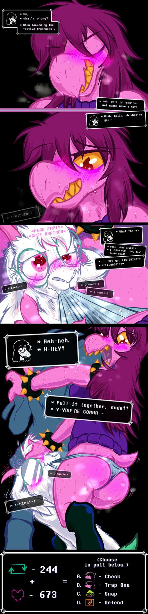 Rule 34 Deltarune Female Frist44 Kneeling No Thoughts Head Empty