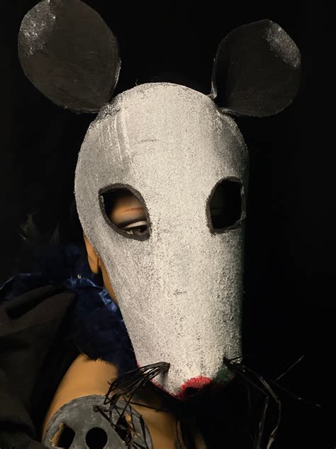 Creepy Cute Possum Mask Adult Halloween Masquerade Cosplay Etsy