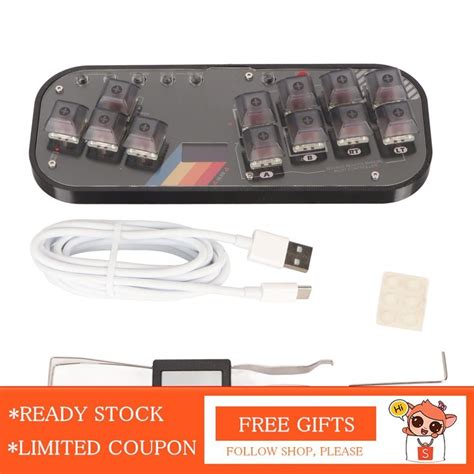 Nearbeauty Keyboard For Hitbox Mini Fighting Game Controller Socd