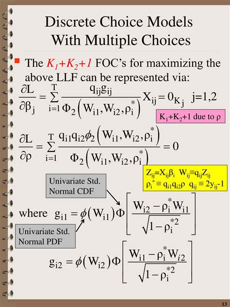 ppt discrete choice models with multiple choices powerpoint
