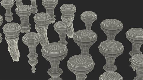 Three Player Chess Set Folded 3d Model 49 3ds Blend C4d Fbx Max