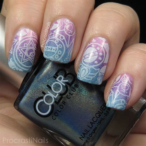 Procrastinails Sailor Moon Stamping Nail Art