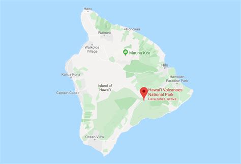 Hawaii Volcanoes National Park Map Map Trails Illustrated