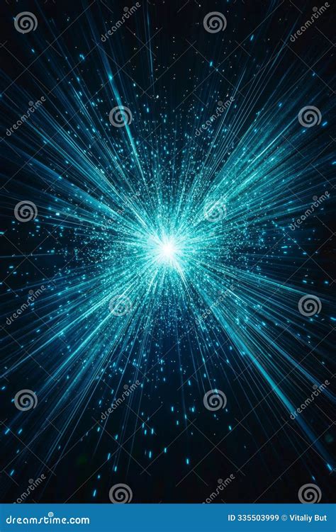 A Vivid Explosion Of Turquoise Particles Emits Glowing Dust Creating A