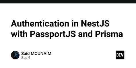 codingcat dev on linkedin authentication in nestjs with passportjs and prisma