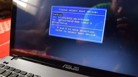 How To Boot Asus Laptop From USB Boot Menu Key F