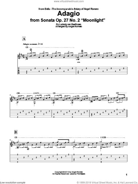 Adagio Sheet Music For Guitar Solo Pdf