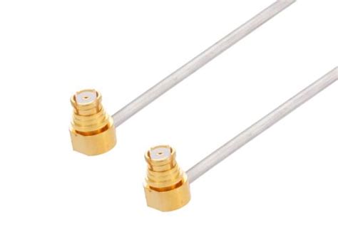 Smp Female Right Angle To Smp Female Right Angle Cable 48 Inch Length