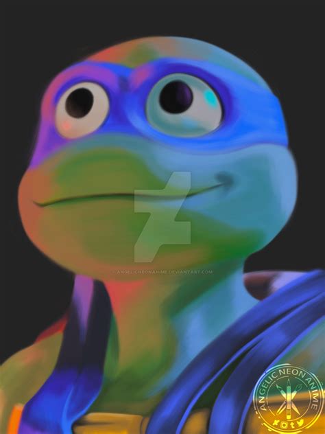Mutant Mayhem Leo By Angelicneonanime On Deviantart