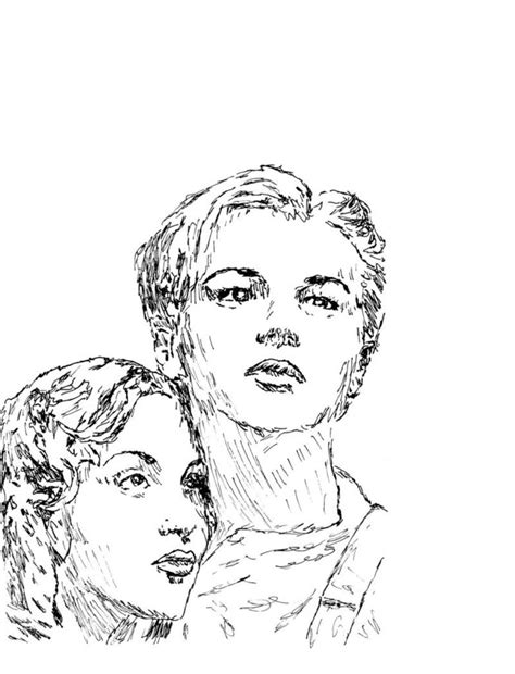 Jack And Rose Titanic Coloring Pages
