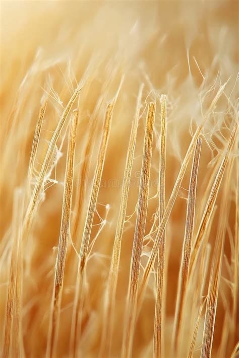 Detailed Hair Analysis Viewing Hair Strands Under A Microscope