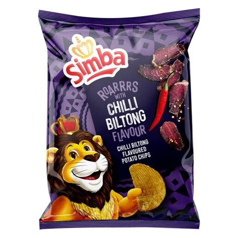 Simba Potato Chips Chilli Biltong 120g Pnp