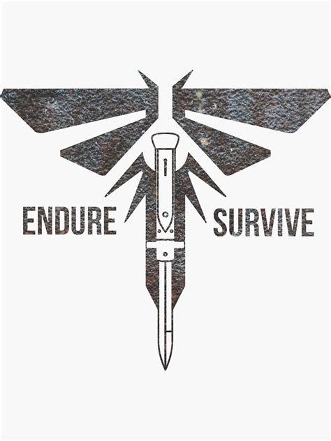 Endure Survive The Last Of Us Logo Tattoo Sketch