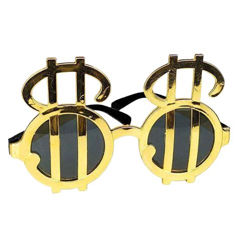 Dollar Shape Props Glasses Photo Booth Funny Birthday Dollar Glasses