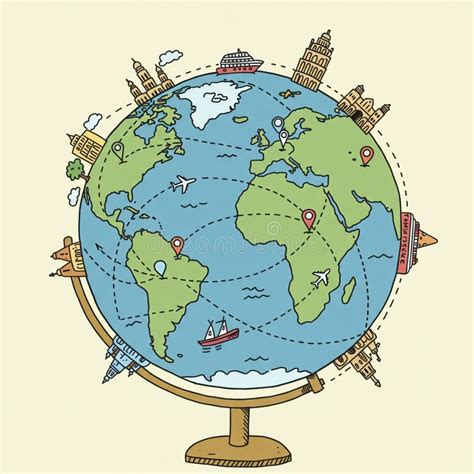Depicting A Map Of Continents And Countries Mounted On A Bronze Colored