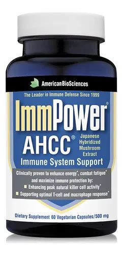 Suplemento American Biosciences Immpower Ahcc 500 Mg 60 Cáps