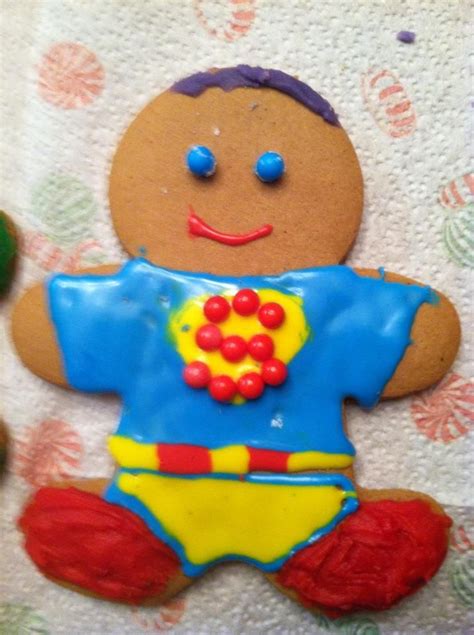 Superbread Man Artsy Fartsy Gingerbread Gingerbread Cookies