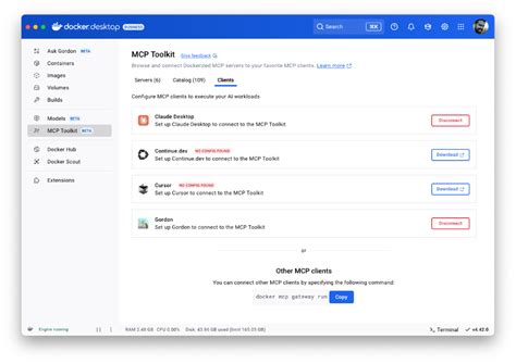 new functions for ai network and java projects with docker desktop 4 2