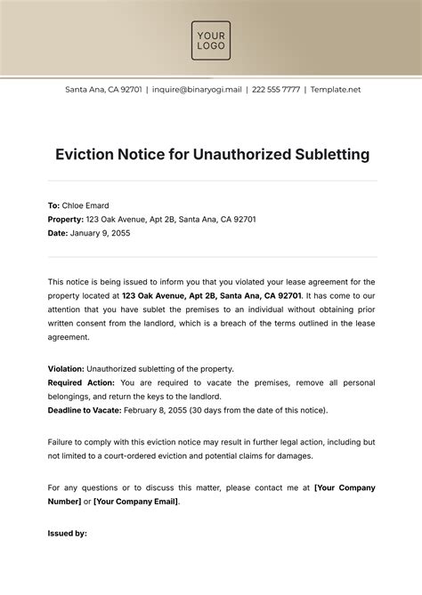 Page 2 Free Notice Templates Editable And Printable