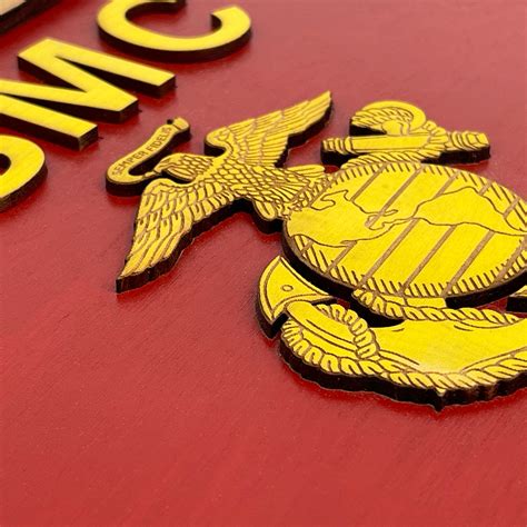 Handcrafted Guidon Plaque Usmc