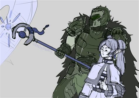 Lebastian Doom X Frieren When A Racist Christian Human And A Racist