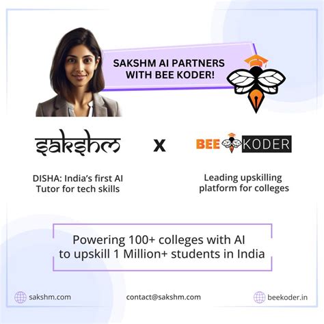 Ai Upskill Aiineducation Techskills Skillindia Partnership Sakshmai Beekoder Disha Ai
