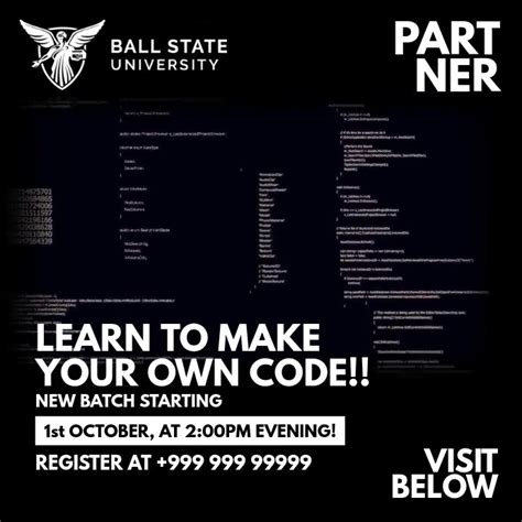 Learn Coding Course Promo Template Postermywall Learn Coding Course Promo Template Postermywall