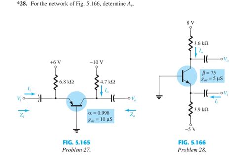 solved for the network of fig 5 166 determine a v