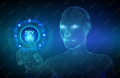 Premium Vector Devops Agile Development And Optimisation Concept