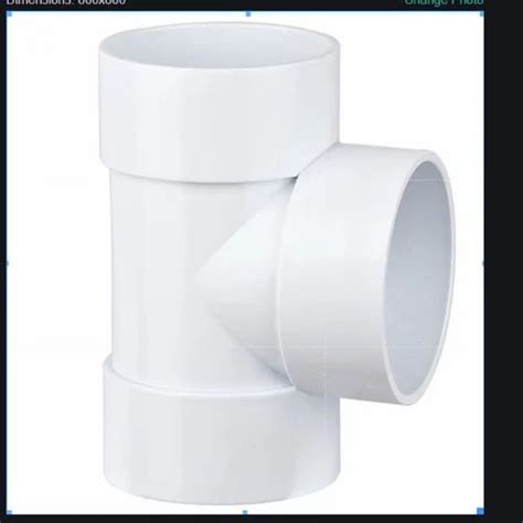 Pp Pipe Tee Size 20 Mm Od To 315 Mm Od At Rs 80piece In Hyderabad