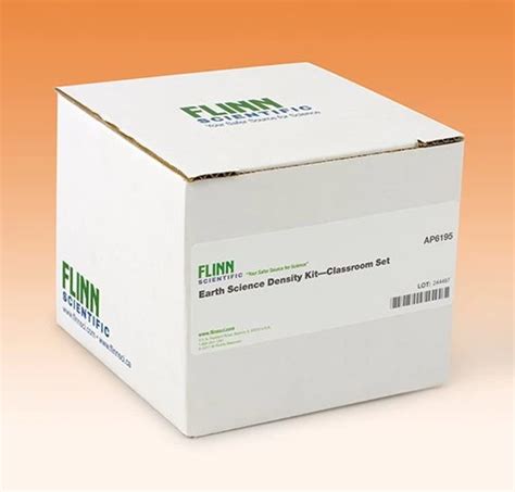 Earth Science Density Kit—classroom Set Flinn Scientific