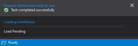 Visual Studio Intellisense Loading Forever Stack Overflow