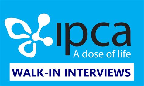 Ipca Laboratories Walk In Interview For Production Qc Engineering